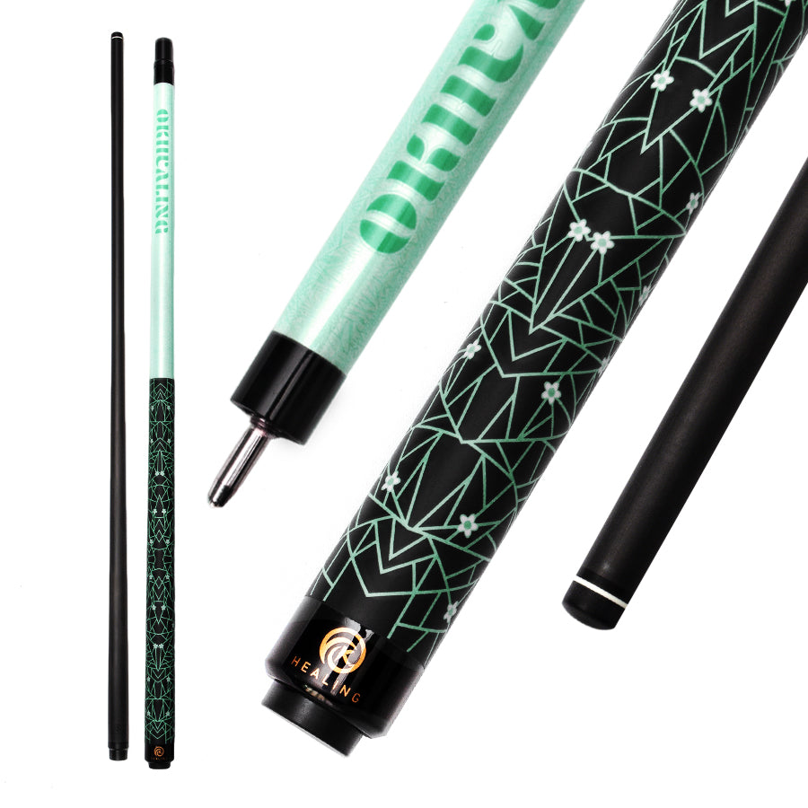 Carbon Fiber Break Cue with Nonslip Wrap Uniloc Style - 12.9mm with Ju ...