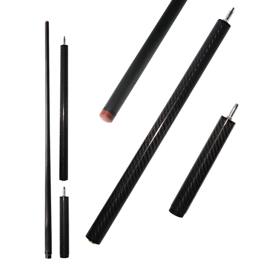 Carbon Jump Cue - Uniloc 13.8mm and Black 3K Twill Surface – OKHEALING